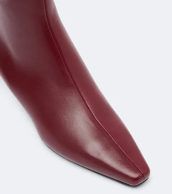 TOTEME Leather Ankle Boots