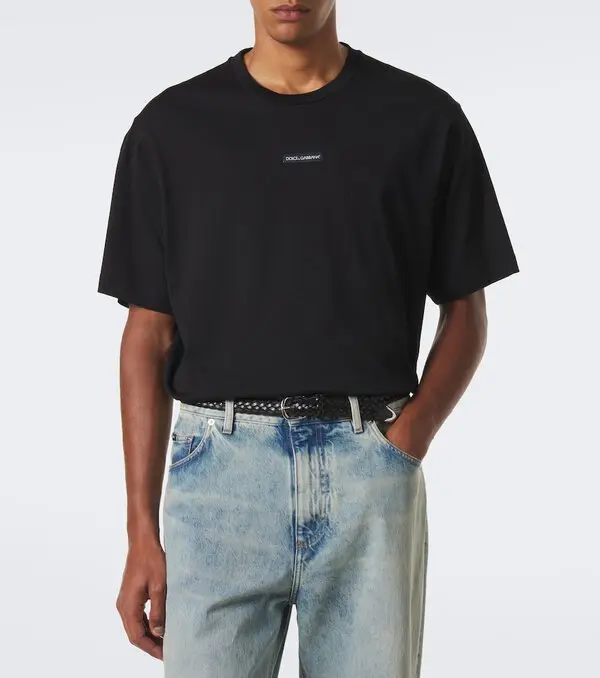 Dolce & Gabbana Logo Cotton Jersey T-shirt