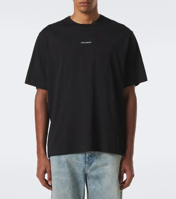 Dolce & Gabbana Logo Cotton Jersey T-shirt