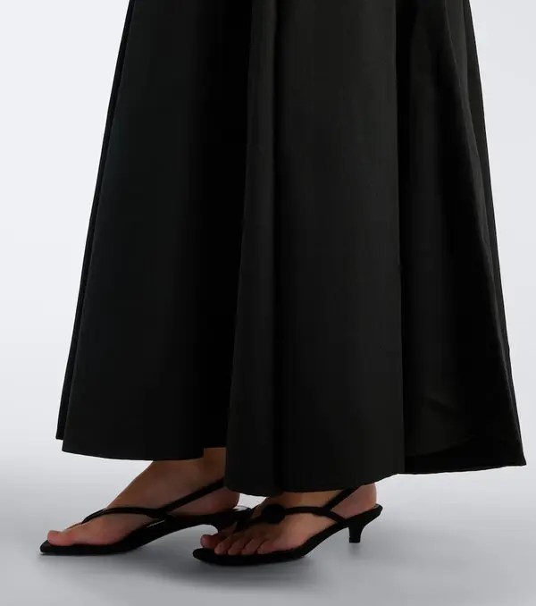 Staud Jill Cotton-blend Maxi Dress
