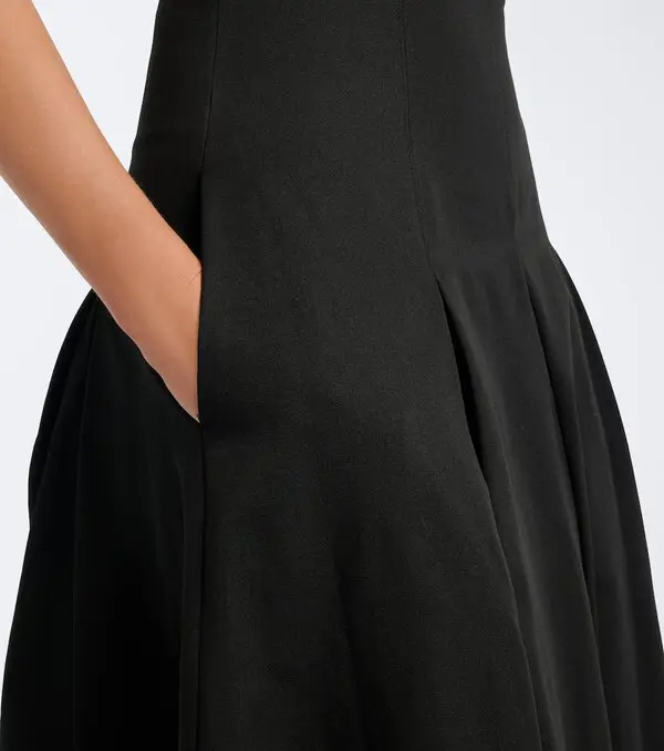 Staud Jill Cotton-blend Maxi Dress