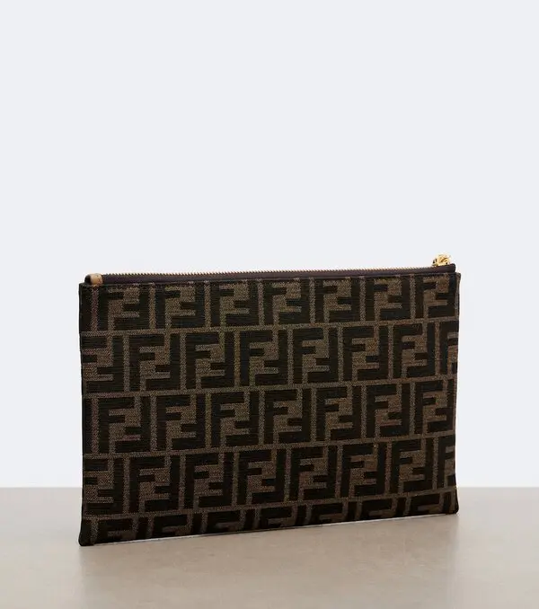 Fendi Tube Medium Ff Zucca Pouch
