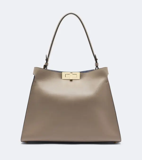 Fendi Way Medium Leather Shoulder Bag