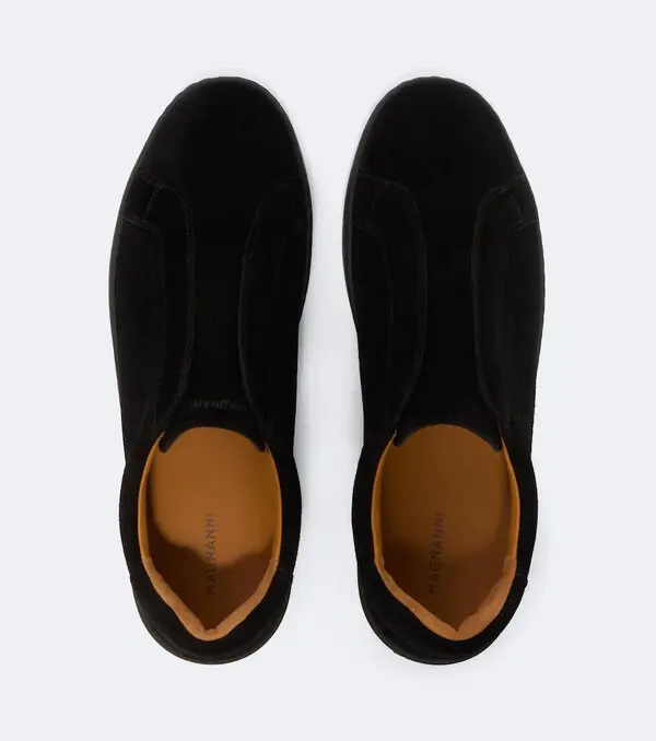 Magnanni Canelo Slip Suede Sneakers - Black