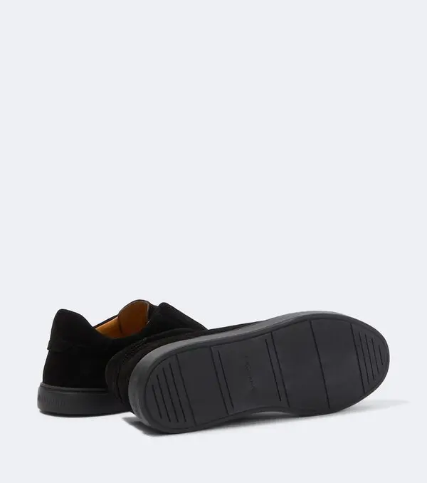 Magnanni Canelo Slip Suede Sneakers - Black