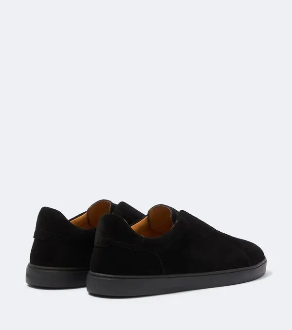 Magnanni Canelo Slip Suede Sneakers - Black