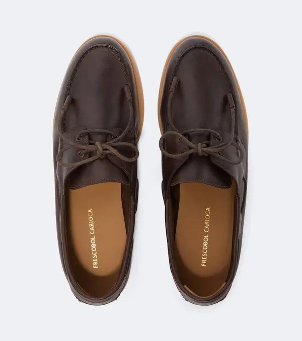 Frescobol Carioca Marina Leather Boat Shoes
