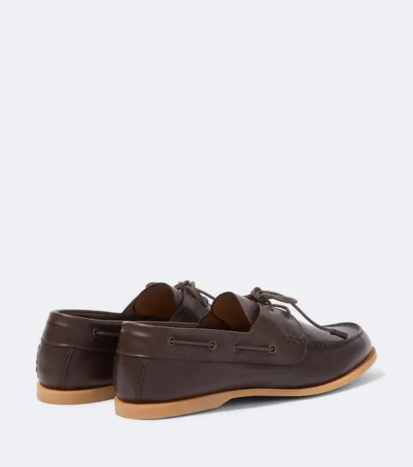 Frescobol Carioca Marina Leather Boat Shoes