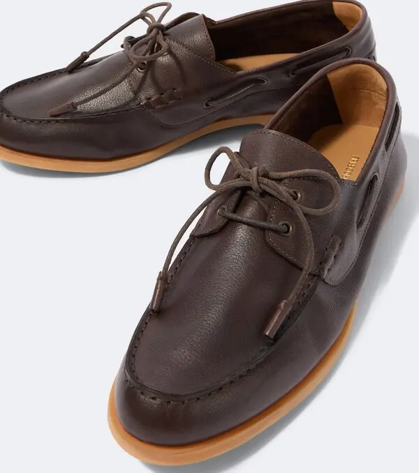 Frescobol Carioca Marina Leather Boat Shoes