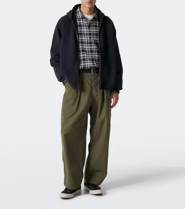 A.PRESSE Cotton Jersey Hoodie