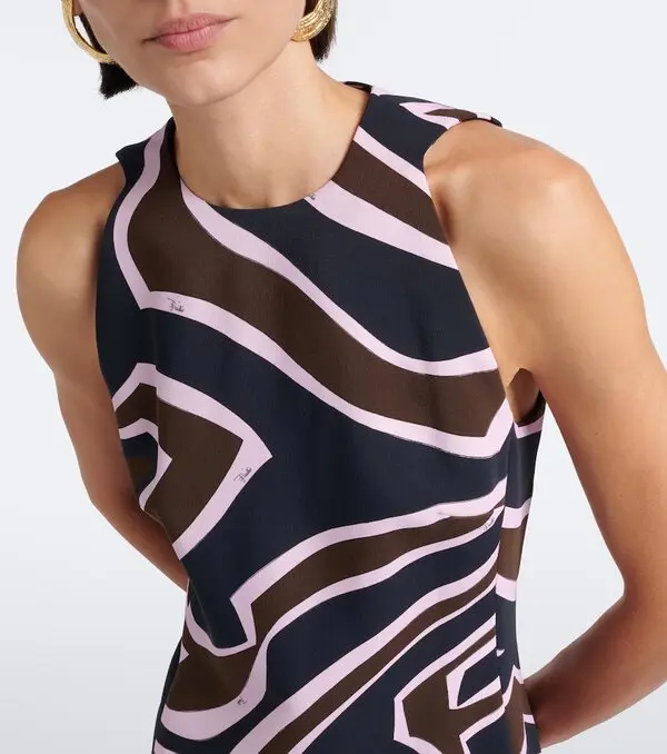 Emilio Pucci Labirinto Cady Minidress