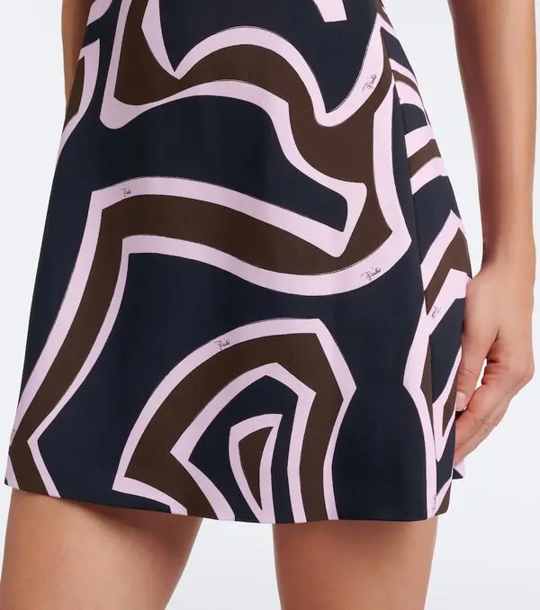Emilio Pucci Labirinto Cady Minidress