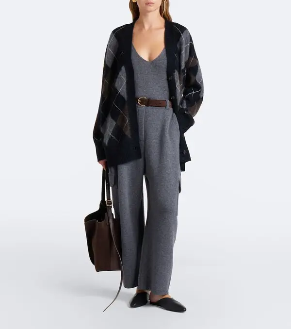 LISA YANG Azaria Cashmere Barrel-leg Pants