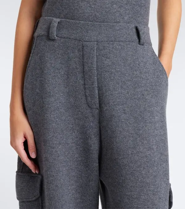 LISA YANG Azaria Cashmere Barrel-leg Pants