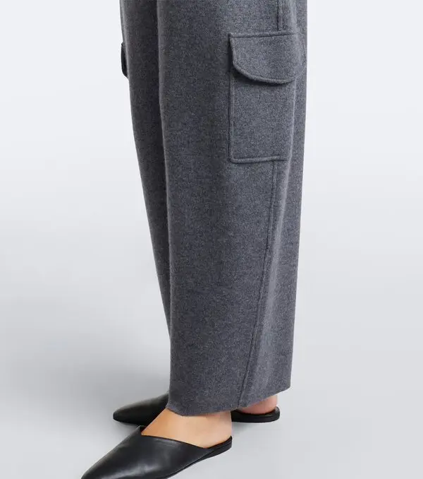 LISA YANG Azaria Cashmere Barrel-leg Pants