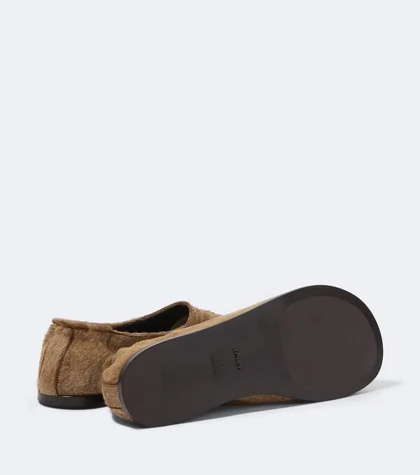LEMAIRE Calf-hair Slip-on Shoes