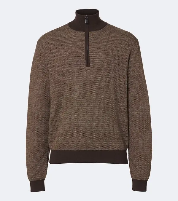 Frescobol Carioca Heitor Quarter Zip Sweater
