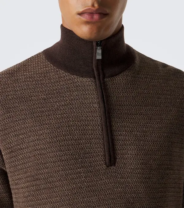 Frescobol Carioca Heitor Quarter Zip Sweater