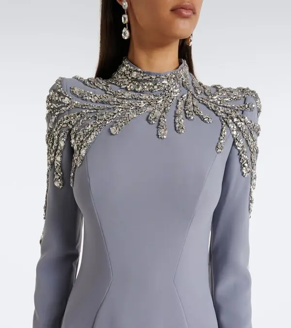 Jenny Packham Viper Crystal-embellished Gown