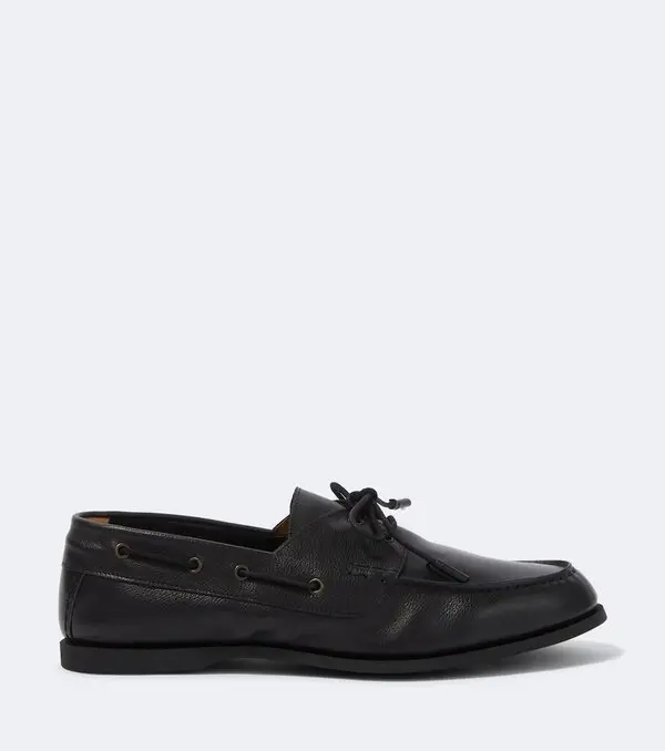 Frescobol Carioca Marina Leather Boat Shoes