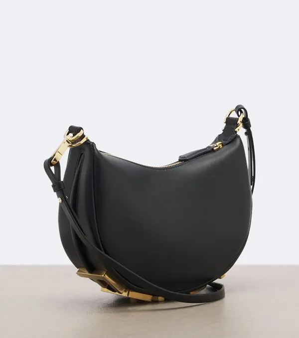 Fendi Graphy Mini Leather Shoulder Bag