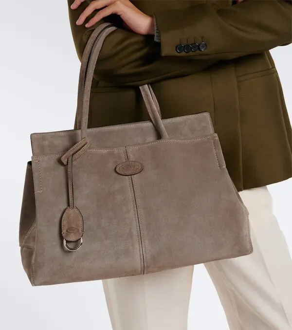 TOD'S Suede Tote Bag