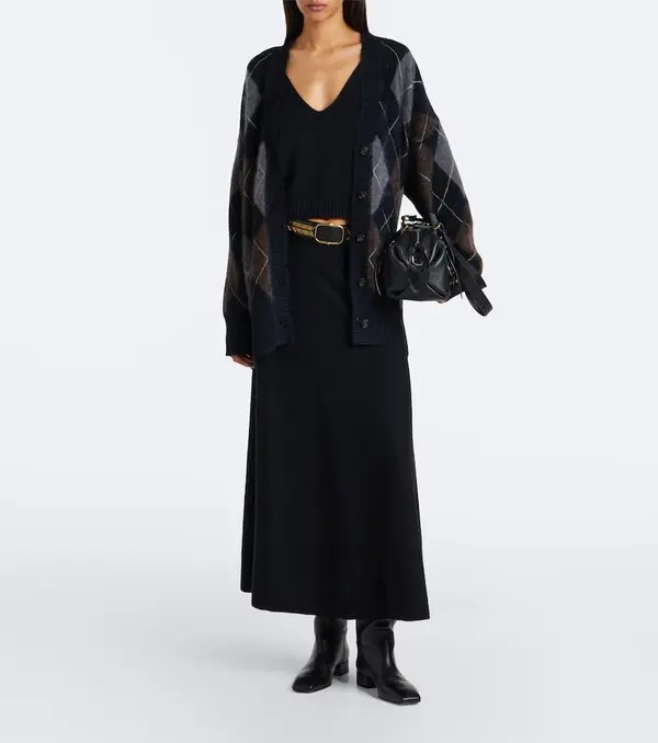 LISA YANG Torie Cashmere Midi Skirt
