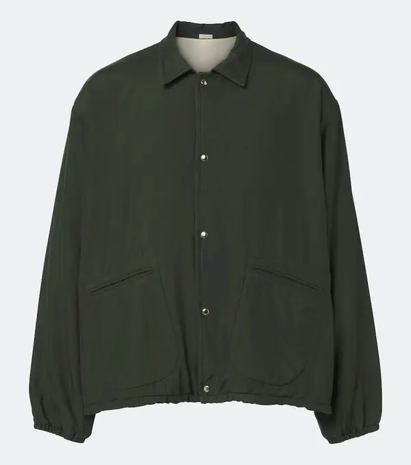 A.PRESSE Silk Taffeta Jacket