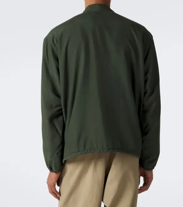 A.PRESSE Silk Taffeta Jacket