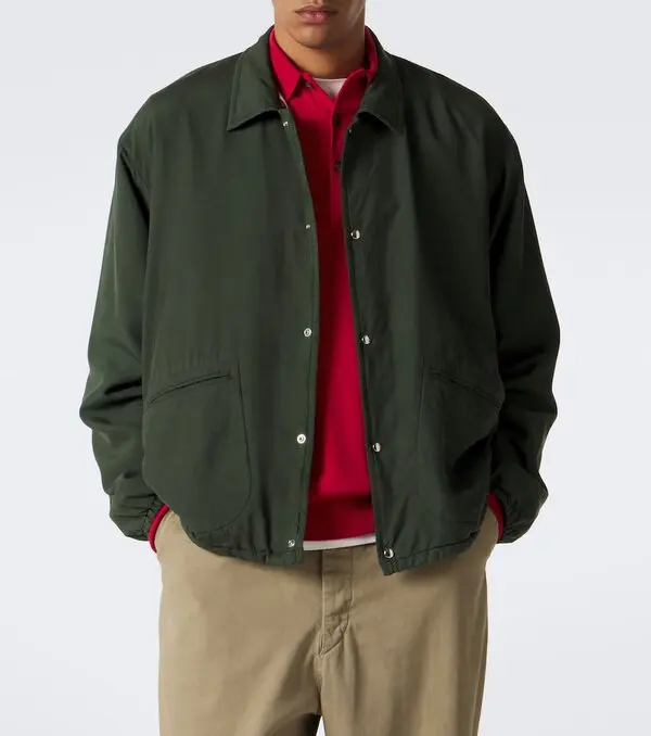 A.PRESSE Silk Taffeta Jacket