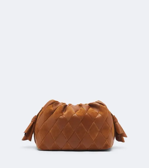 Zimmermann Cloud 91 Medium Leather And Suede Clutch