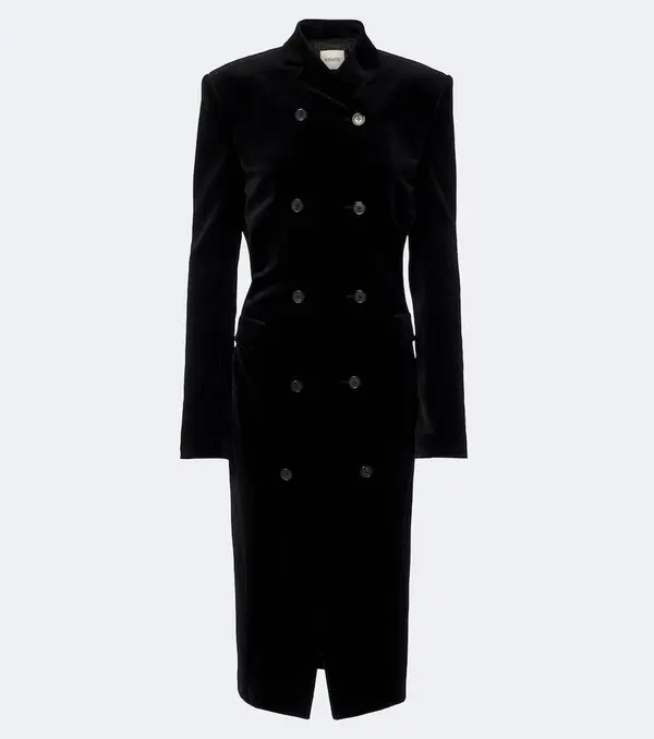 Khaite Rolon Cotton Double-breasted Coat