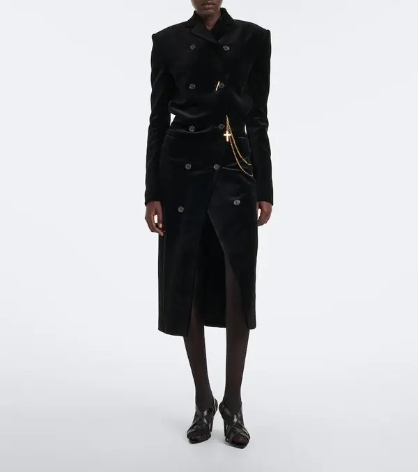 Khaite Rolon Cotton Double-breasted Coat