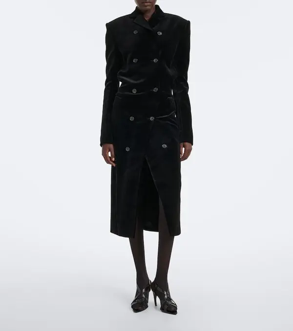 Khaite Rolon Cotton Double-breasted Coat