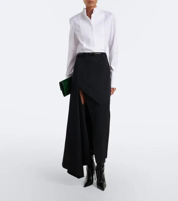 TOM FORD Croc-effect Leather Over-the-knee Boots