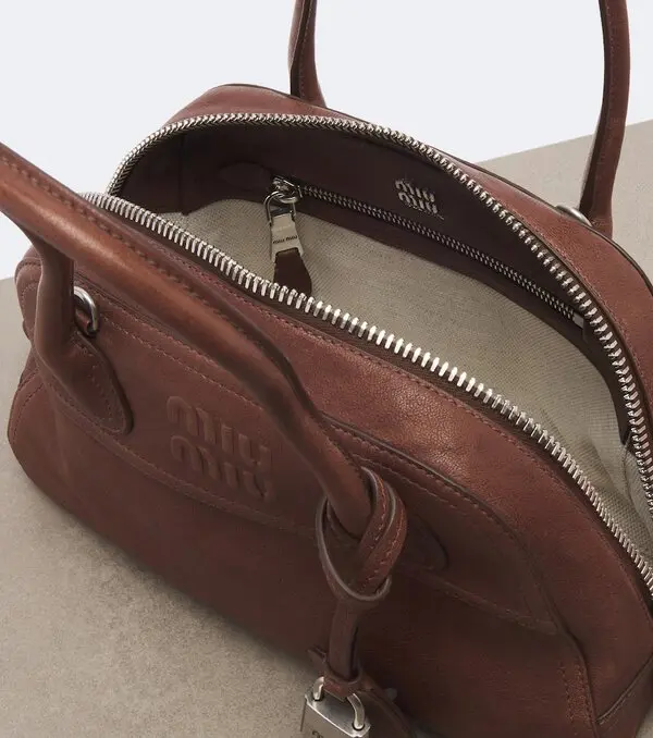 Miu Miu Vivant Leather Shoulder Bag