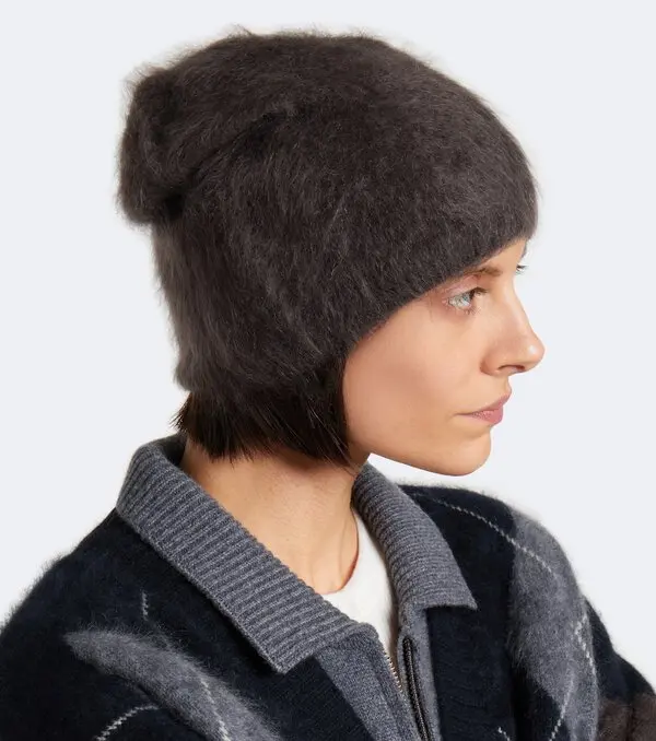 LISA YANG Brushed Cashmere Beanie