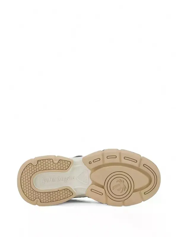 Palm Angels Mesh-panelled Leather Sneakers