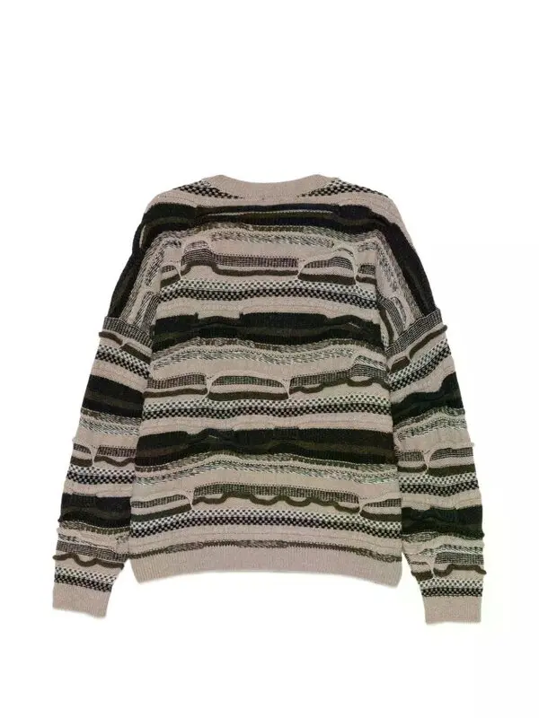 JAN JAN VAN ESSCHE Textured Coogie Crew-neck Sweater