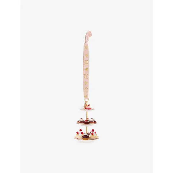 SELFRIDGES EDIT Cake Stand Resin Christmas Decoration
