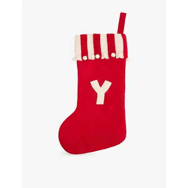 SELFRIDGES Alphabet Lette Chistmas Stocking - V