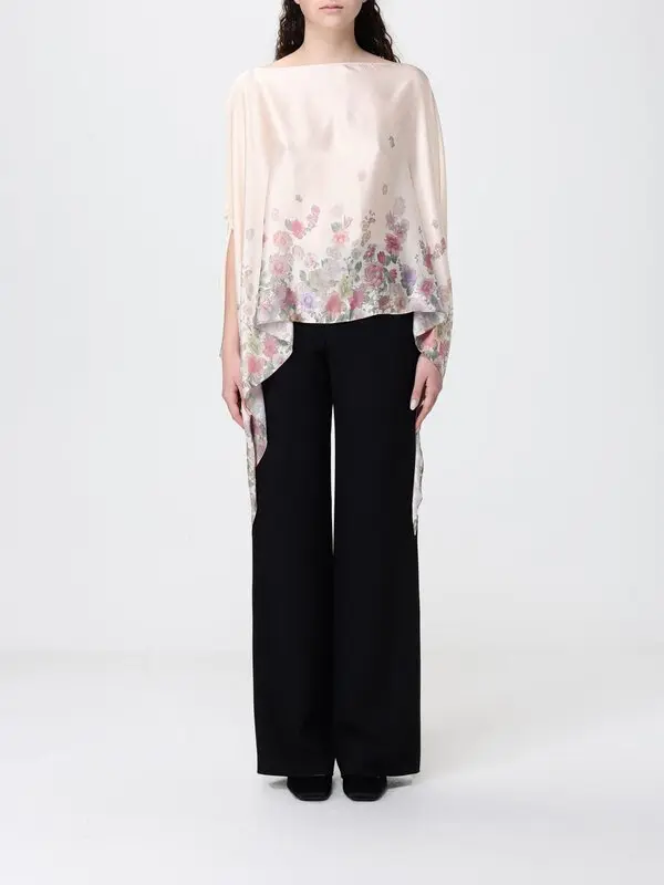 TWINSET Floral Satin Blouse