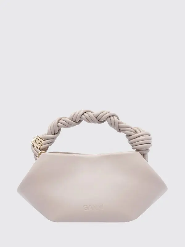 GANNI Mini Handbag In Recycled Leather With Butterfly Logo