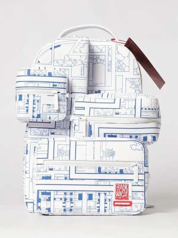 SPRAYGROUND Graphic Print Backpack With Coordinated Pouch - Multicolor