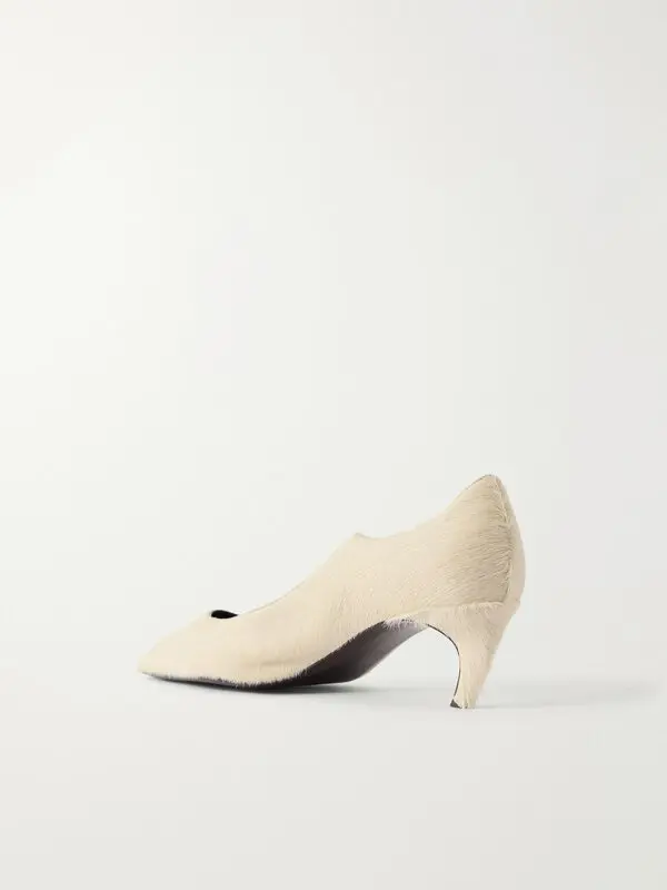 Khaite Valerie 55 Calf Hair Pumps