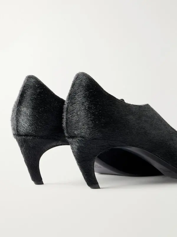 Khaite Valerie 55 Calf Hair Pumps