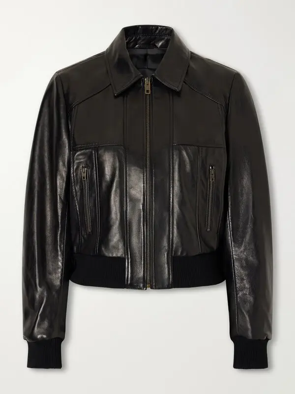 NILI LOTAN Sue Leather Jacket