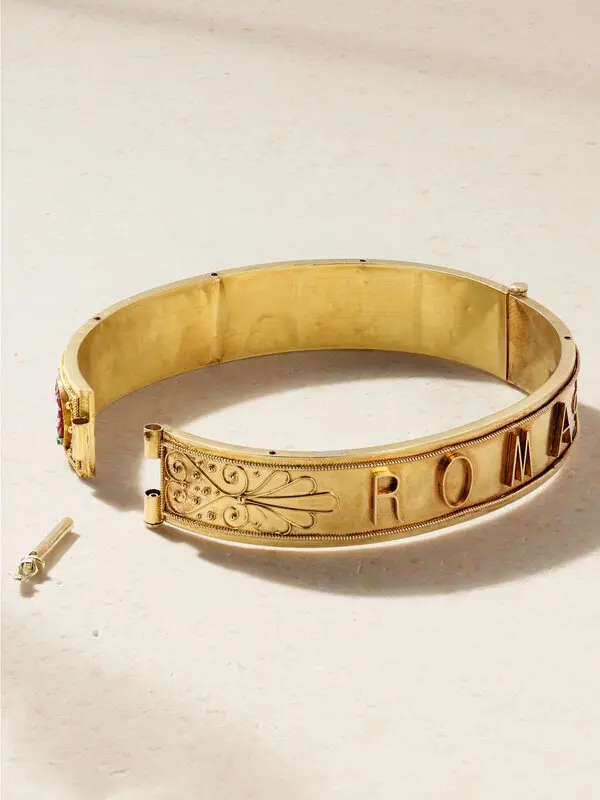 STEPHANIE WINDSOR Vintage 1880s Roma Bangle