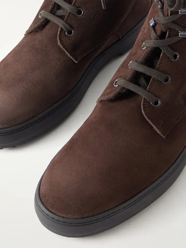 TOD'S Win Gomm 84l Suede Ankle Boots