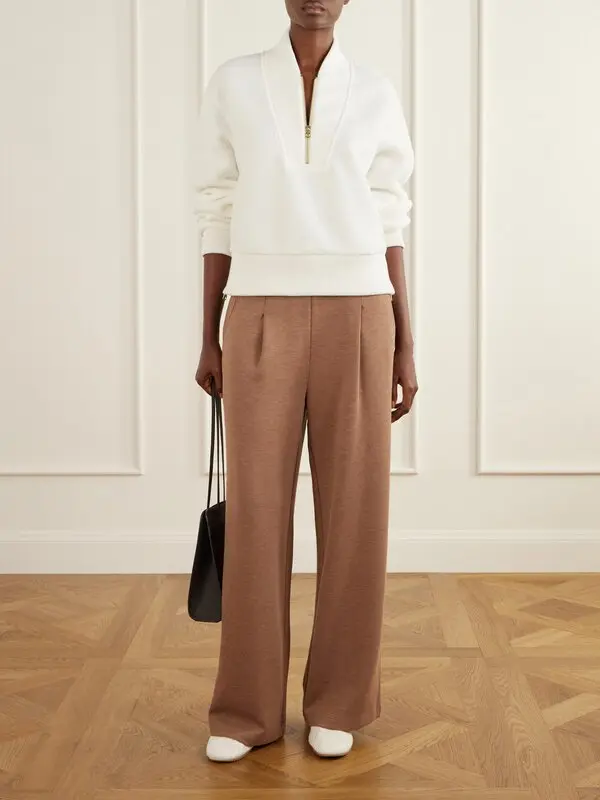 Varley Mumford Recycled-fleece Half-zip Sweatshirt